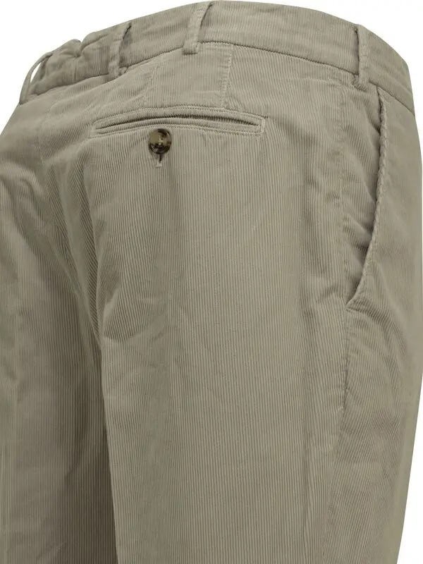 Brunello Cucinelli Tailored Cotton Velvet Pants