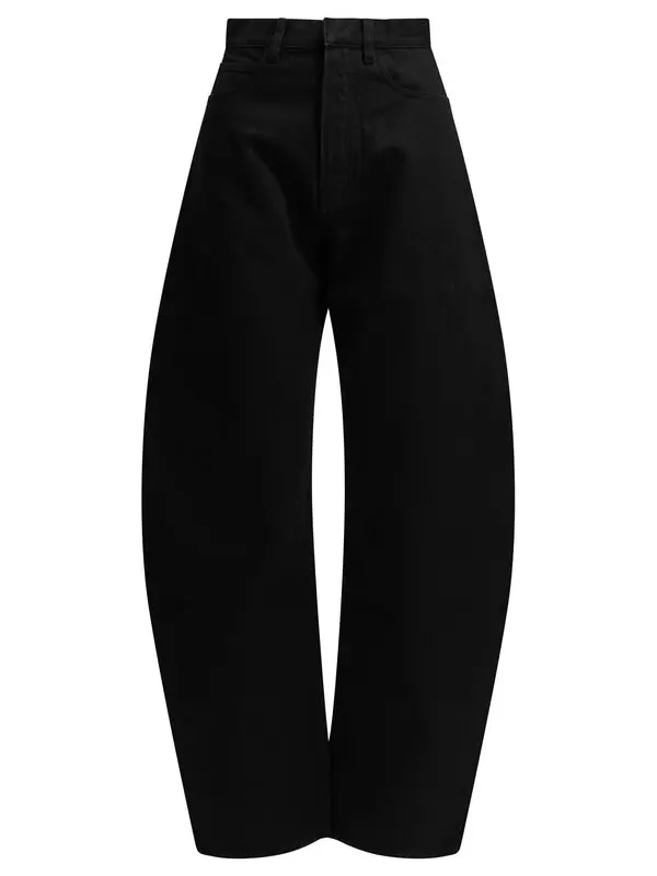 Alaïa Round' Wide Leg Jeans