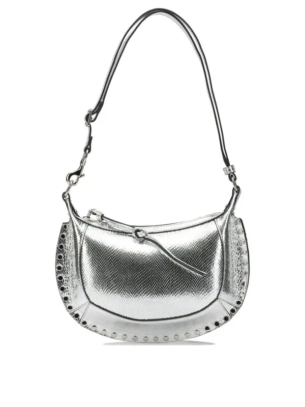 Isabel Marant Étoile Oskan Moon' Small Shoulder Bag - Silver
