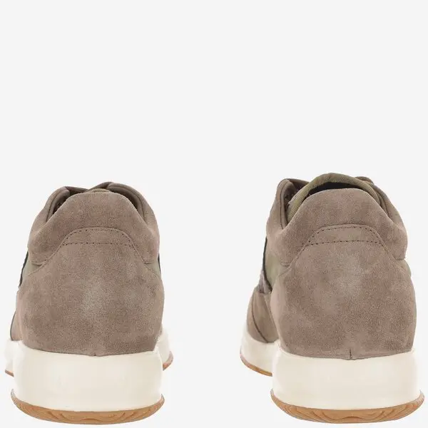 Hogan Interactive Sneakers In Suede And Nylon
