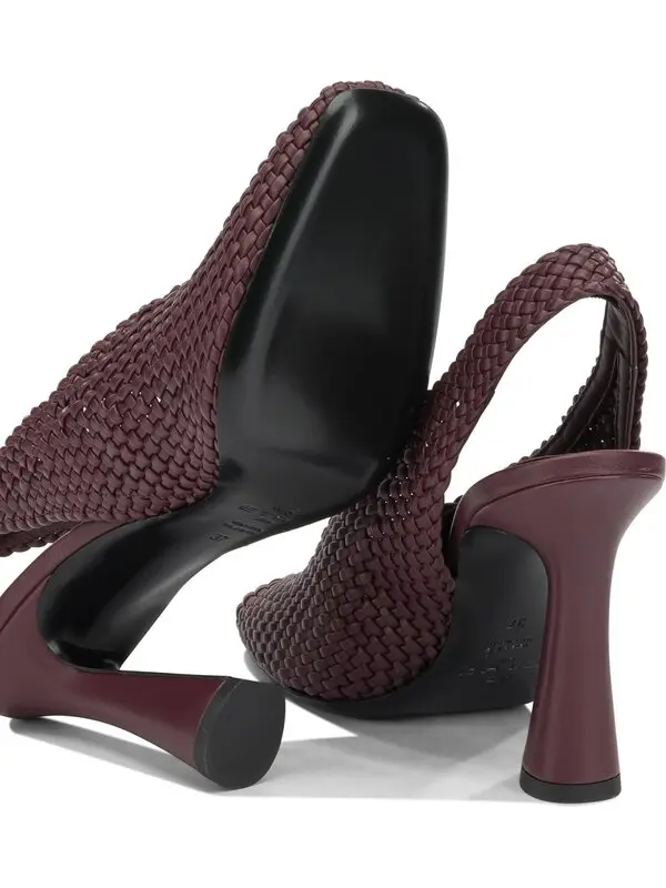 Etro 90 Mm Woven Slingbacks