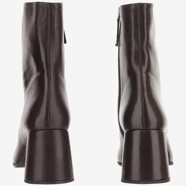 POEVE Leather Ankle Boots