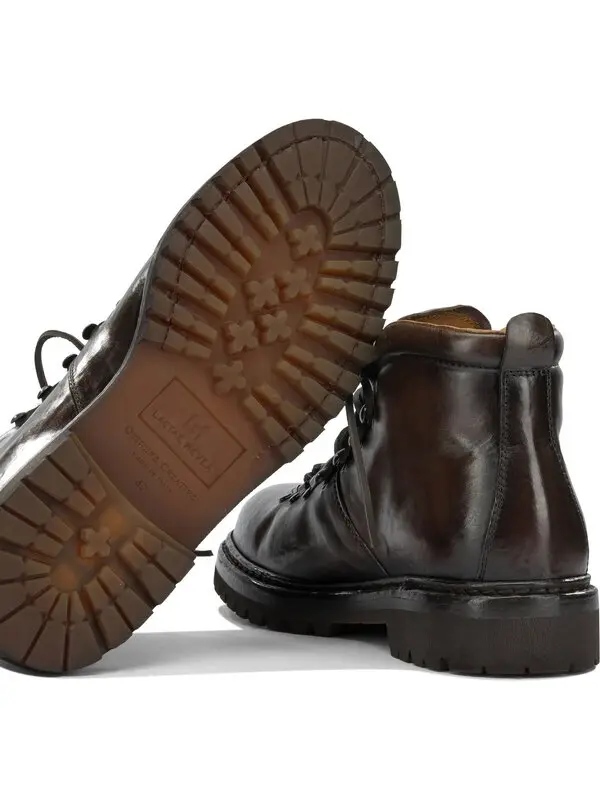 Officine Creative Artik Flexi 002' Lace Up Ankle Boots