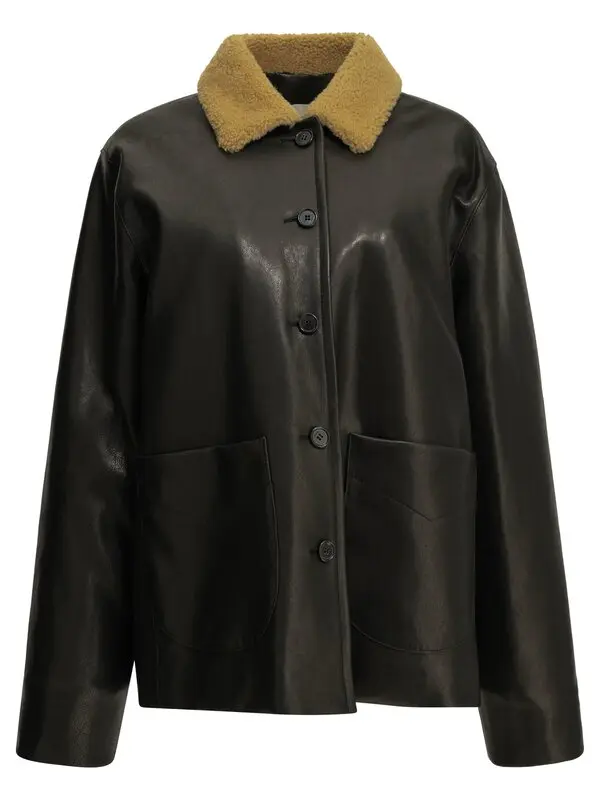 Khaite Wilson' Leather Jacket
