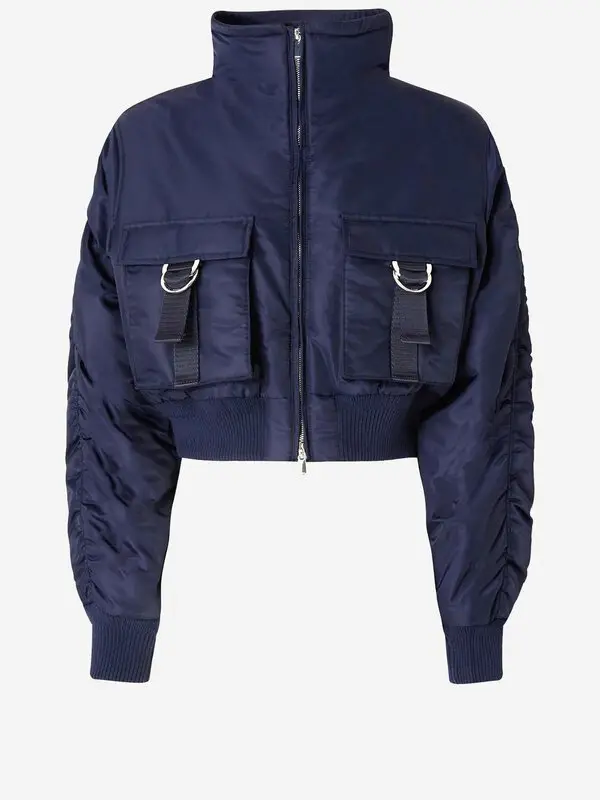 Pinko Nylon Jacket With Flap Pockets