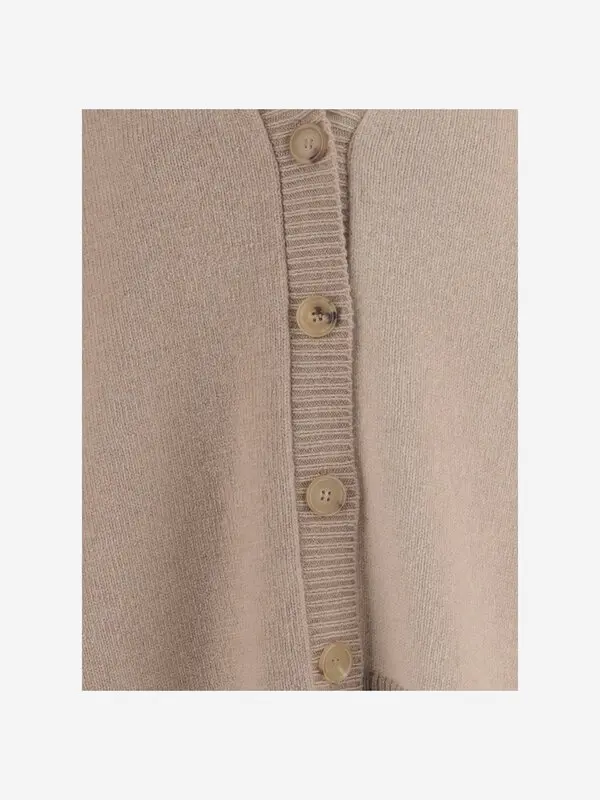 NICCOLO PASQUALETTI Color Block Wool And Cashmere Cardigan