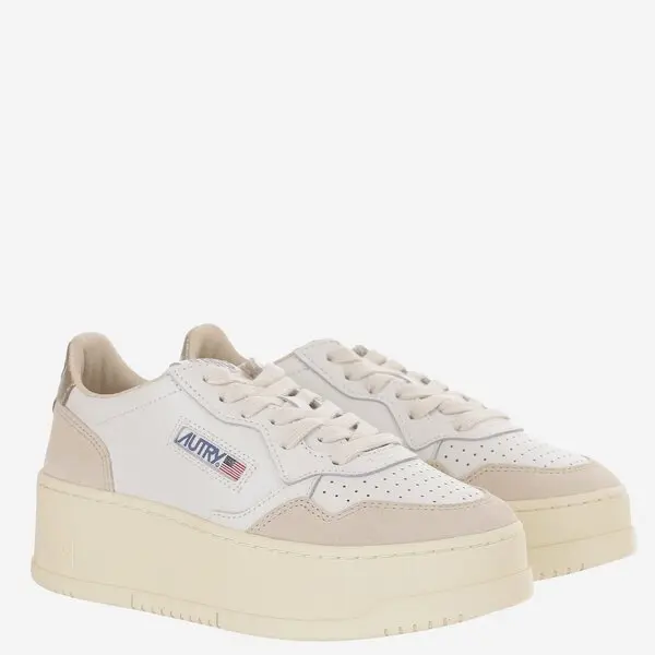AUTRY Medalist Platform Low Leather Sneakers