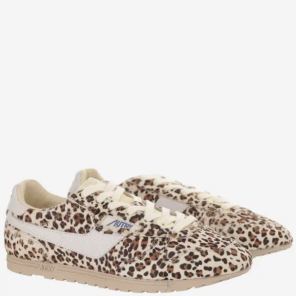 AUTRY Windspin Sneakers In Pony Skin