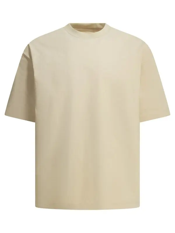 DAIWA PIER39 Tech Drawstring Spiber Collection' Crew Neck T Shirt - White