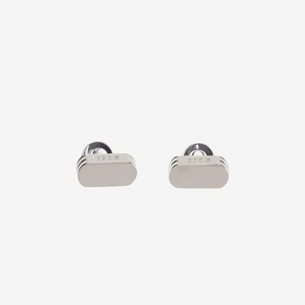 Hugo Boss Brass Cufflinks With Logo