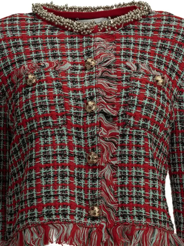 SELF-PORTRAIT Cotton Blend Blazer