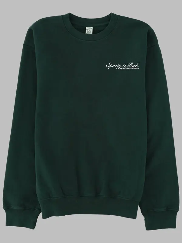 SPORTY&RICH Felpa Girocollo Con Logo