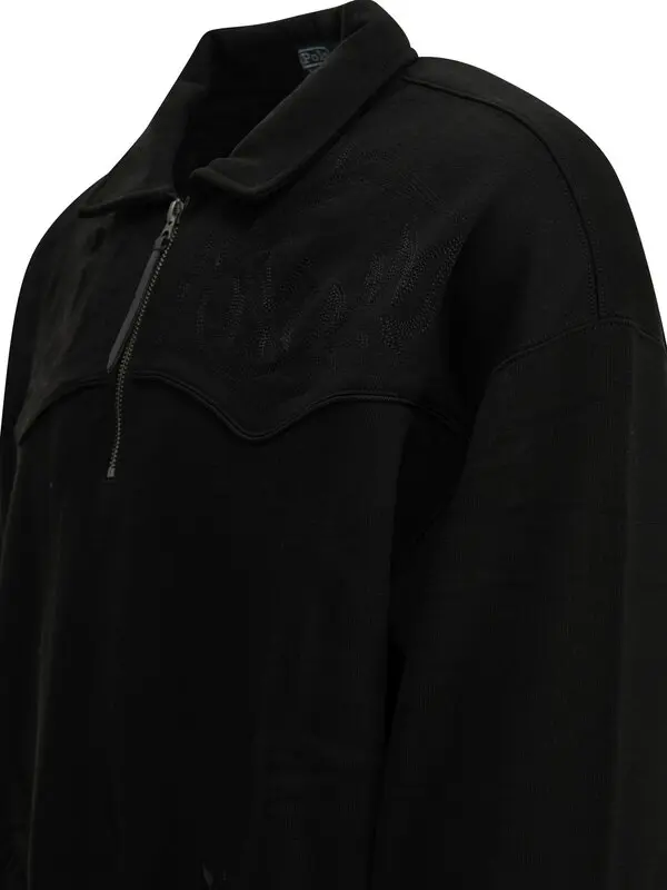 Polo Ralph Lauren Mlb' Polo Collar Sweatshirt - Black