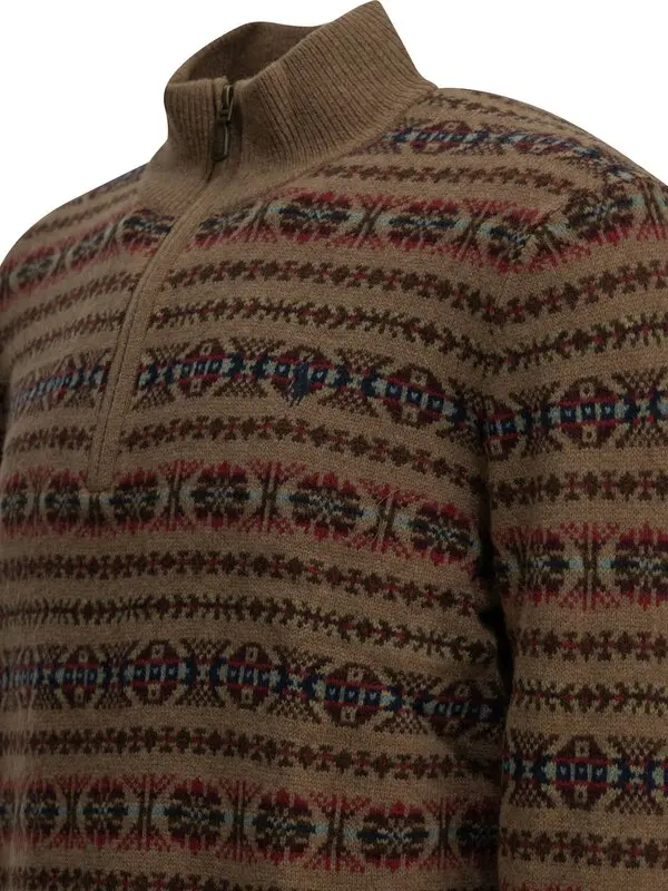 Polo Ralph Lauren Fair Isle' Half Zip Sweater