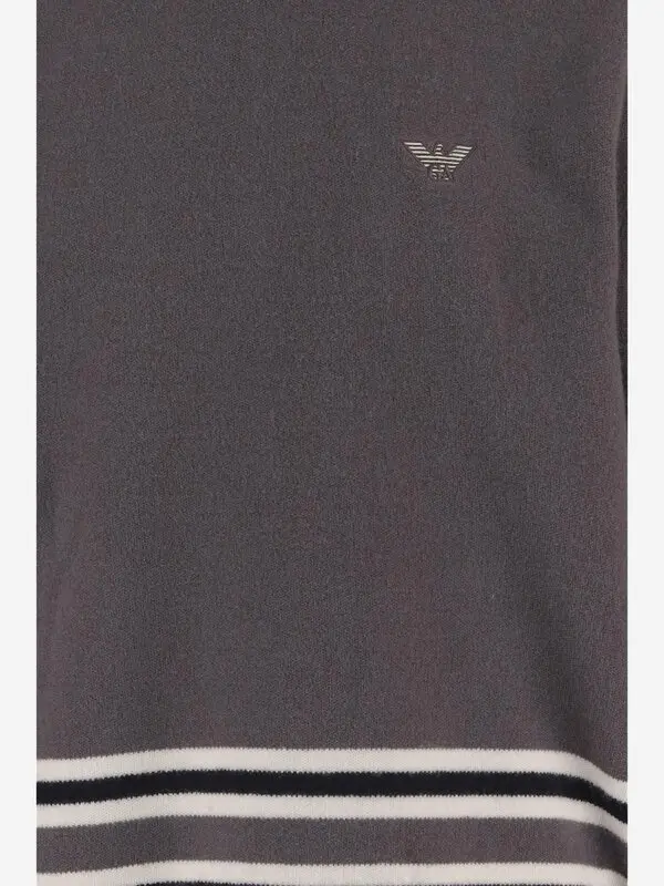 Emporio Armani Virgin Wool Hooded Sweater