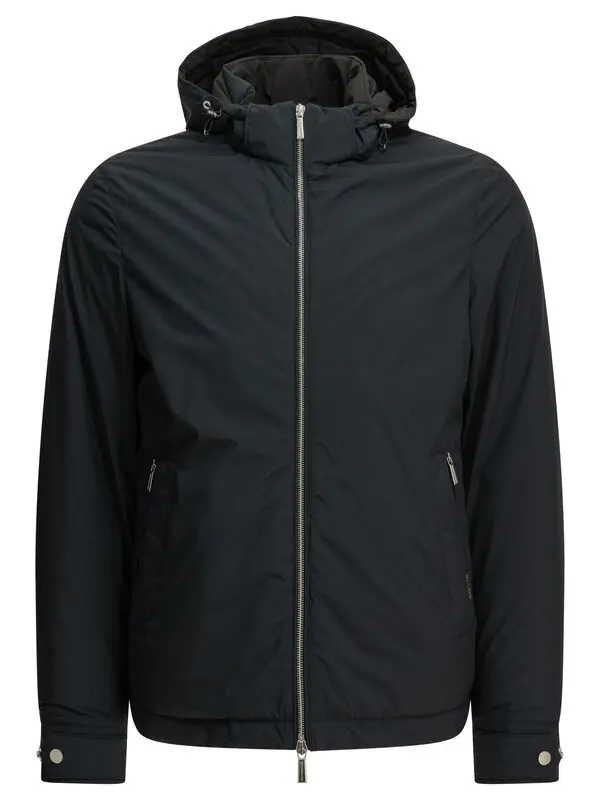 MOORER Albini Stp' Short Down Jacket - Blue