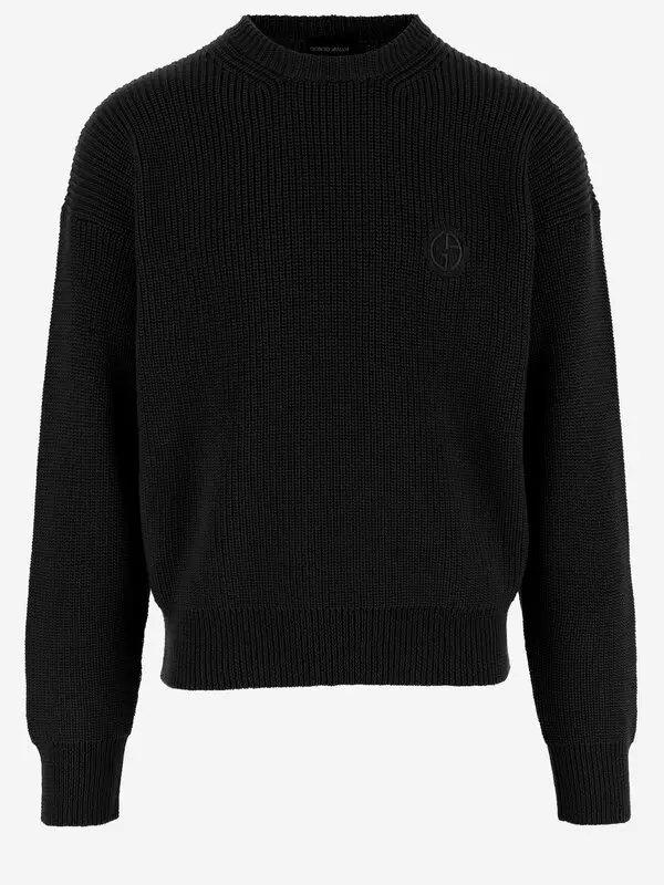 Giorgio Armani Wool Sweater With Logo