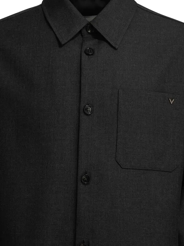 Valentino Garavani V Logo' Overshirt Jacket