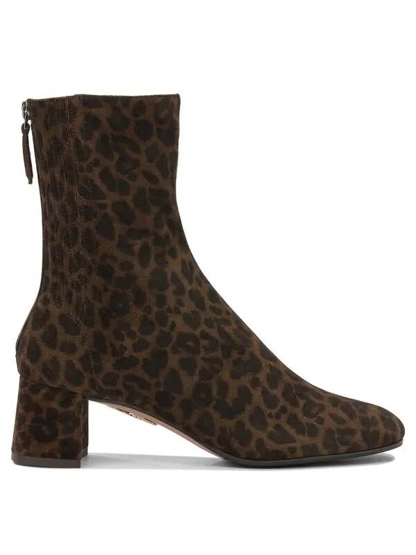 AQUAZZURA Saint Honore 50 Mm' Ankle Boots With Zipper