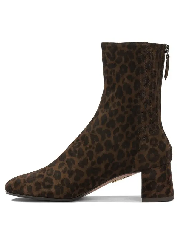 AQUAZZURA Saint Honore 50 Mm' Ankle Boots With Zipper