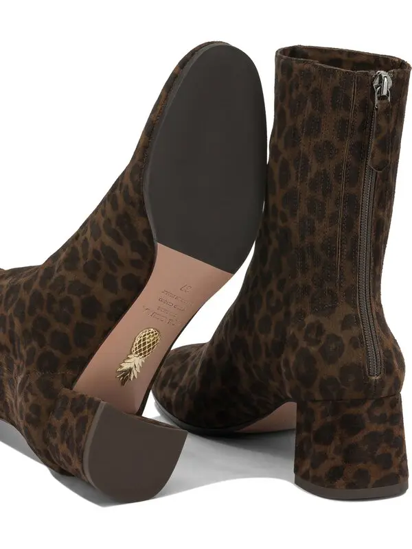 AQUAZZURA Saint Honore 50 Mm' Ankle Boots With Zipper