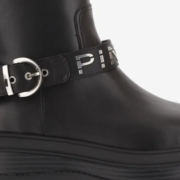 Pinko Leather Eva Ankle Boots