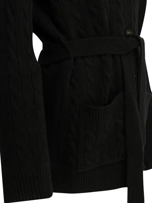 Valentino Garavani Cashmere Cable Knit Cardigan
