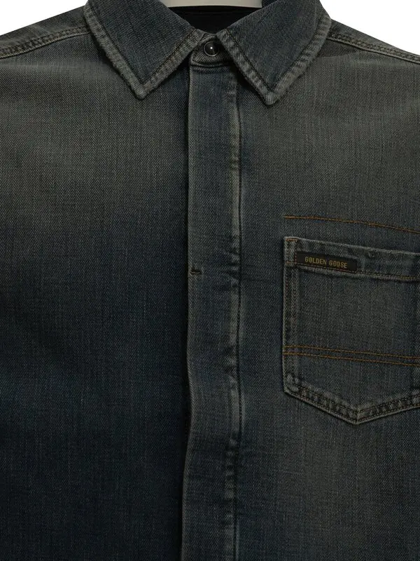 GOLDEN GOOSE Casual Denim Shirt