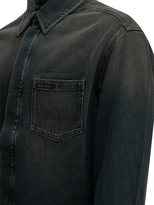 GOLDEN GOOSE Casual Denim Shirt