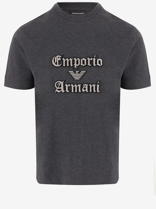 Emporio Armani Cotton T Shirt With Logo