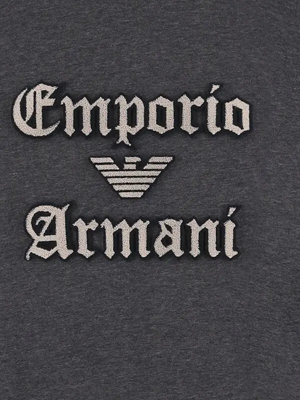 Emporio Armani Cotton T Shirt With Logo