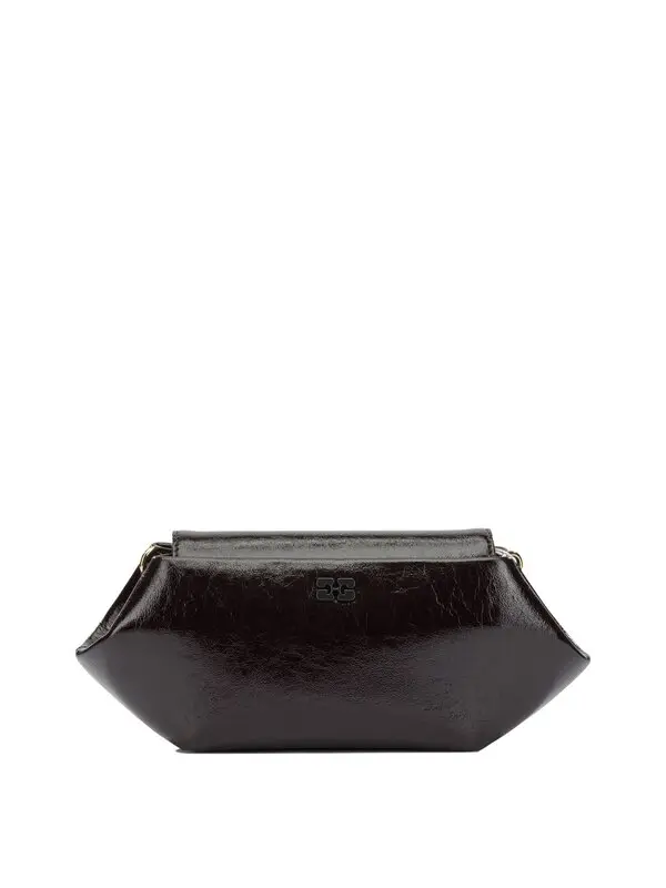 GANNI Bou East/west Shine' Shoulder Bag - Brown