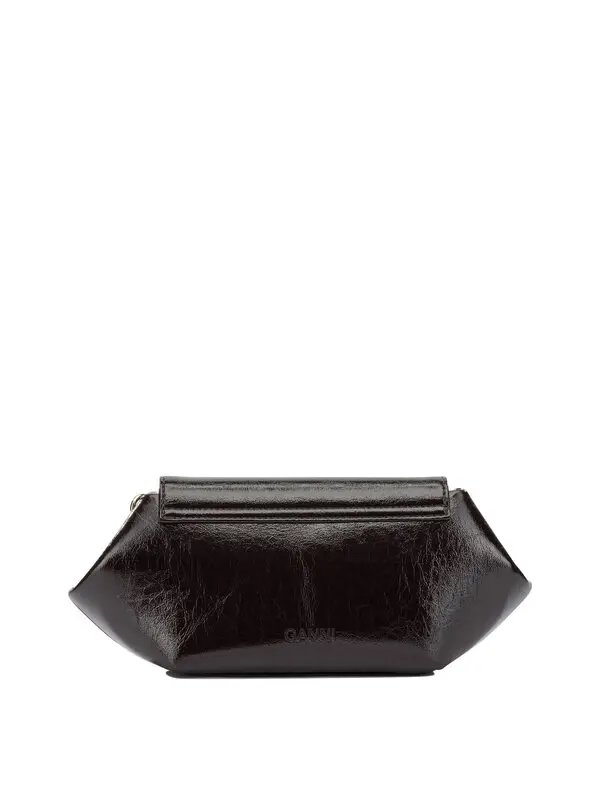 GANNI Bou East/west Shine' Shoulder Bag - Brown