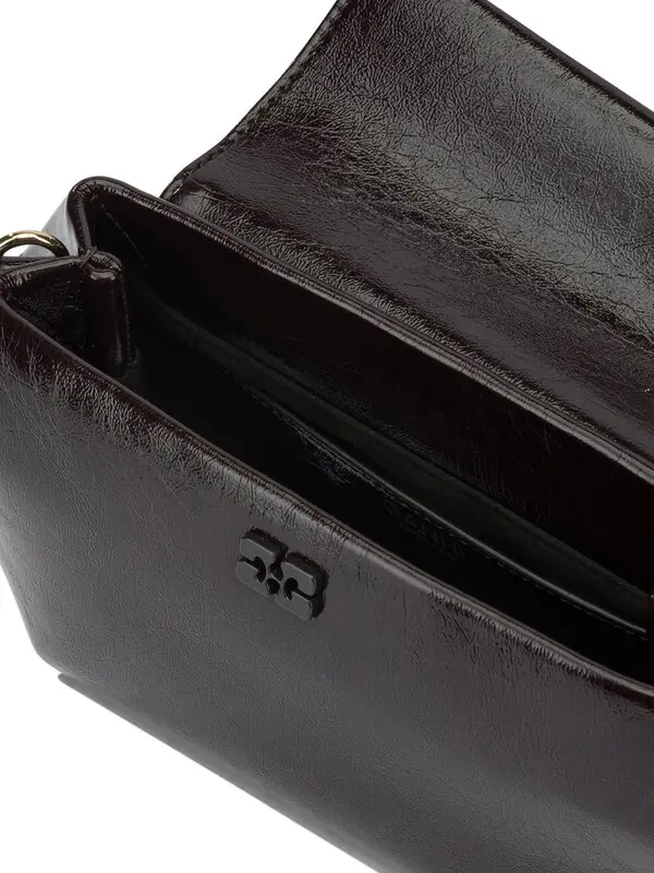 GANNI Bou East/west Shine' Shoulder Bag - Brown