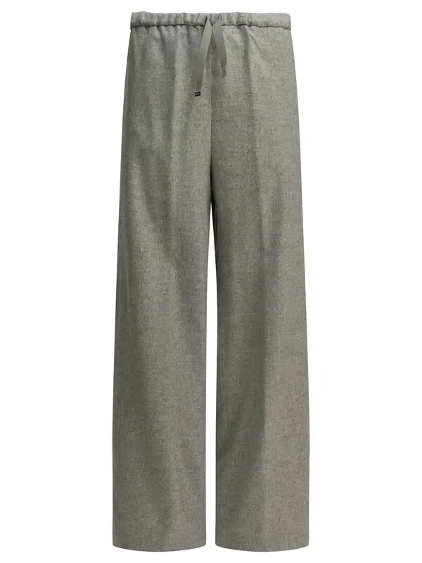 Herno Casual Silk And Cashmere Pants