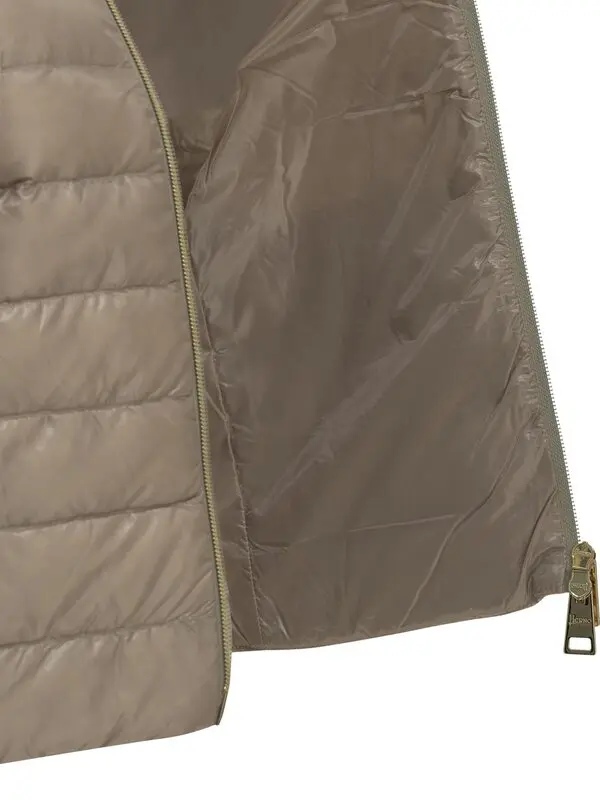 Herno Cotton And Ultra Light Nylon Short Down Jacket