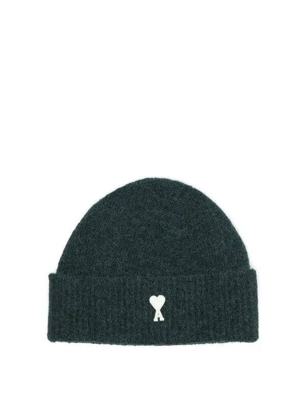 AMI Paris Alpaca Beanie - Green