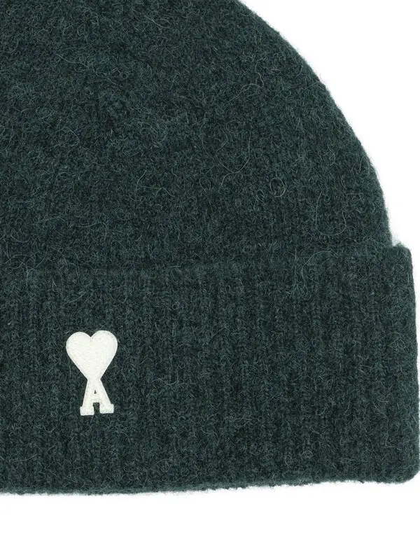 AMI Paris Alpaca Beanie - Green