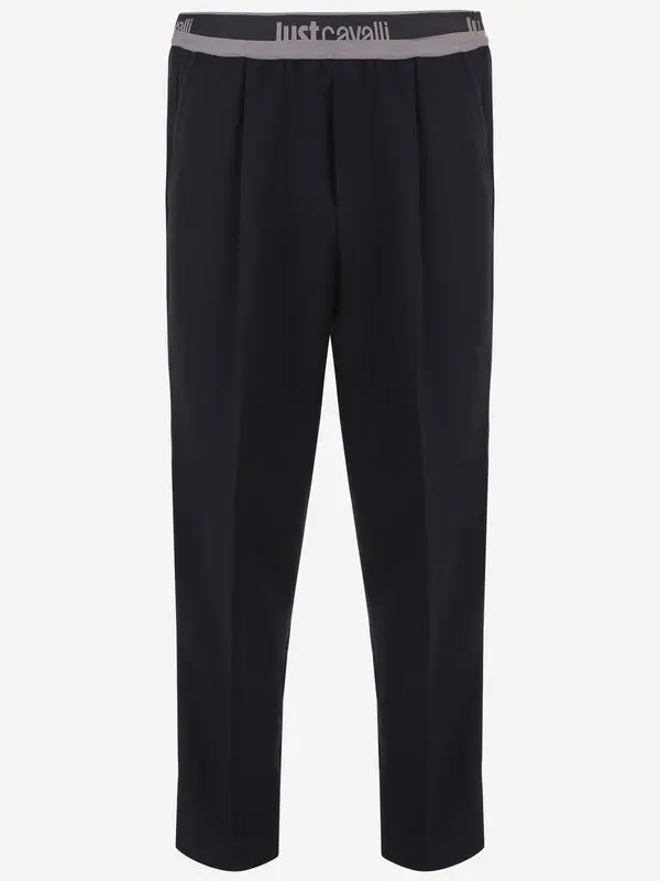 Just Cavalli Stretch Viscose Blend Pants
