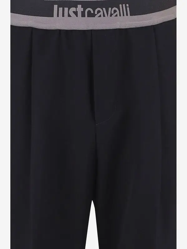 Just Cavalli Stretch Viscose Blend Pants