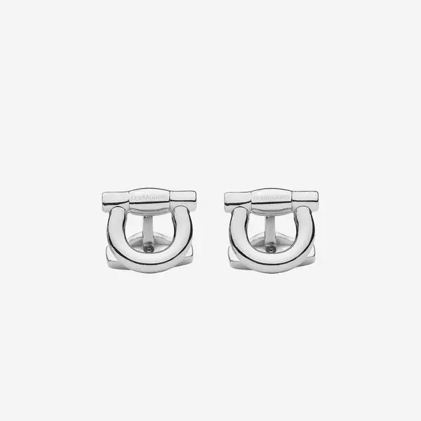 FERRAGAMO Brass Hook Cumbers - Silver