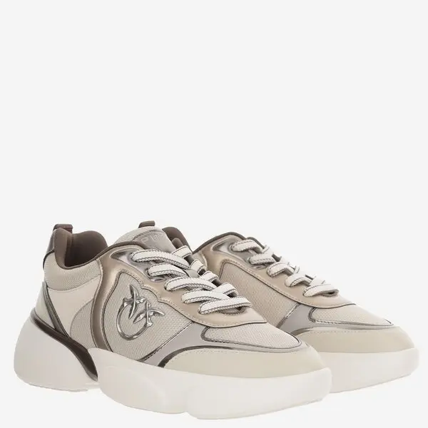 Pinko Alba Leather Blend Sneakers - Multi