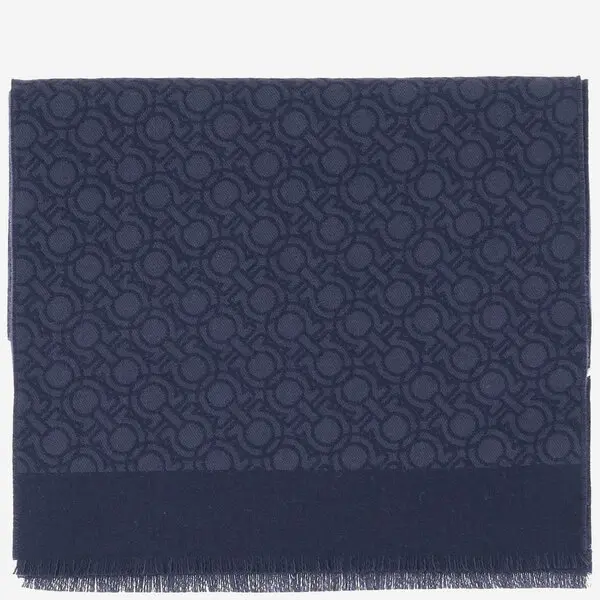 FERRAGAMO Wool Scarf With Hooks