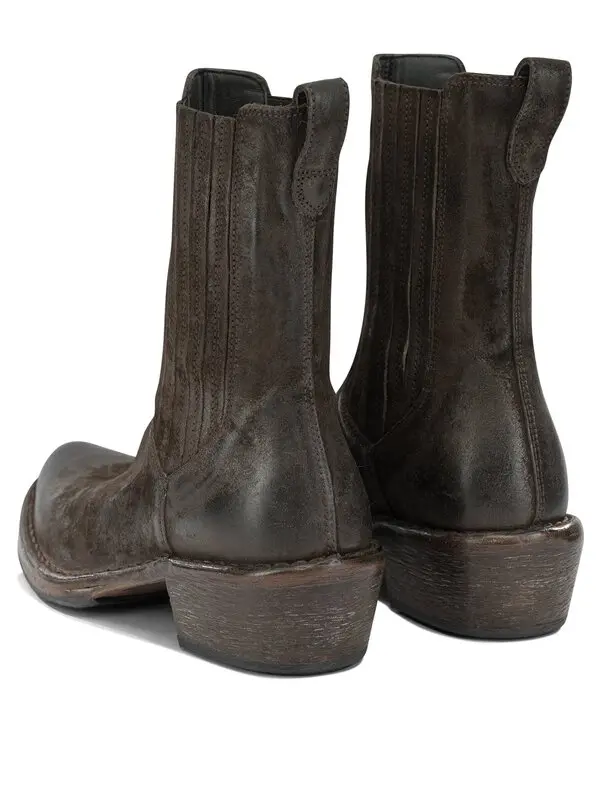 Moma Dallas 50mm' Cowboy Boots - Brown