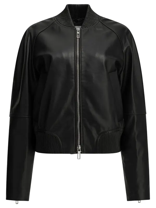 Max Mara Nappa Leather Jacket