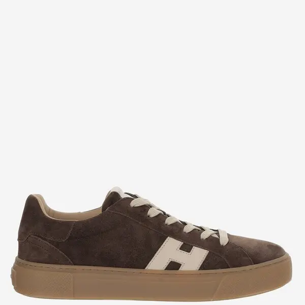 Hogan H705 Suede Sneakers - Brown