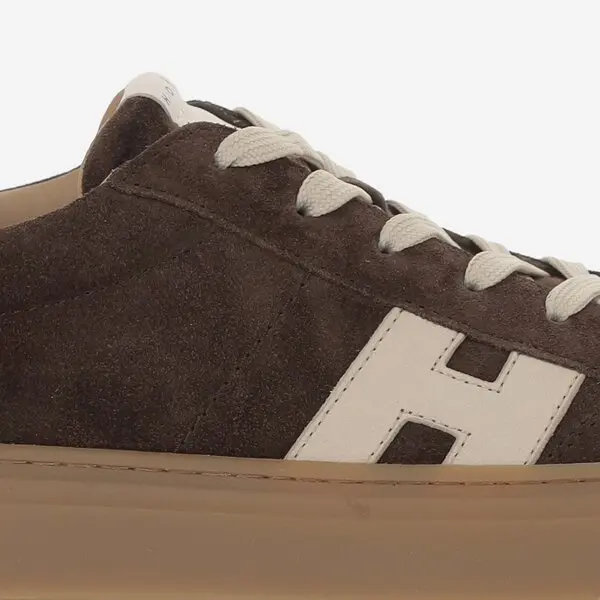 Hogan H705 Suede Sneakers - Brown
