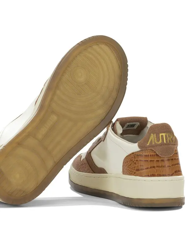 AUTRY Medalist Low' Low Top Sneakers - Beige