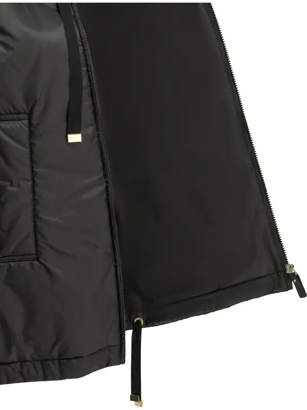 Max Mara Water Repellent Sleeveless Jacket - Black