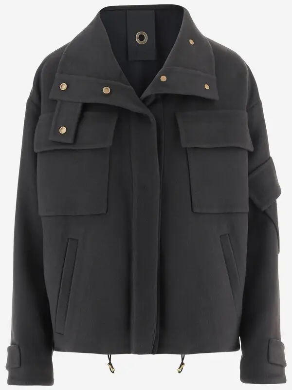 Giorgio Armani Cashmere Coat With Multiple Pockets